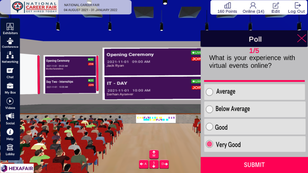 Introducing Polling, Q&A‘s and Sessions Rating for your Virtual